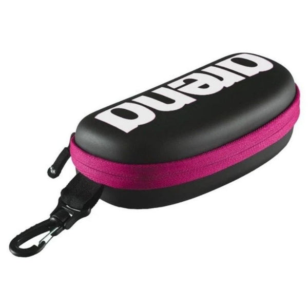 Arena Goggle Case Black White Fuchsia - Team Aquatic Supplies