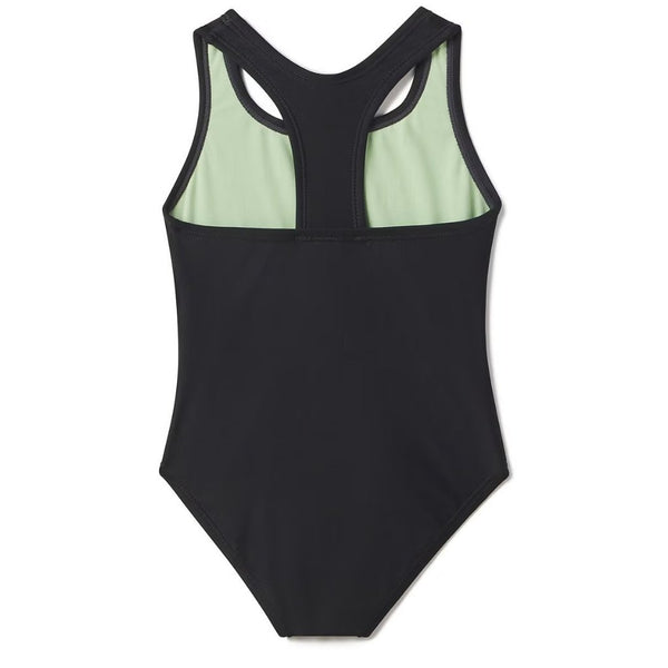 Speedo Girl's Racerback One Piece Swimsuit Black - Team Aquatic Supplies