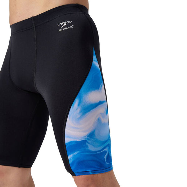 Speedo Side Spliced Jammer Ocean Wash Black - Team Aquatic Supplies
