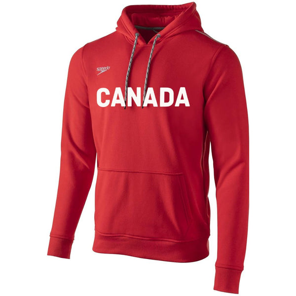 Swimming Canada Speedo Hoodie Canada Logo Red - Team Aquatic Supplies